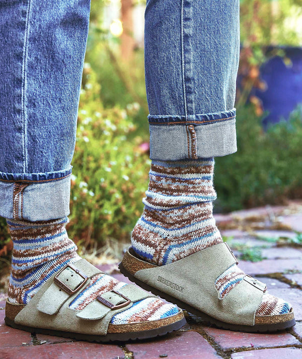 Basic Socks Using Regia 4-Ply Cotton Color – Churchmouse Yarns & Teas