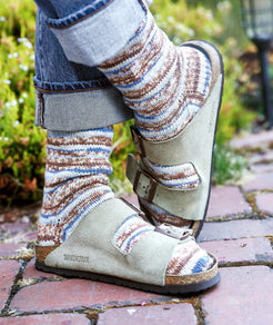 Basic Socks Using Regia 4-Ply Cotton Color – Churchmouse Yarns & Teas