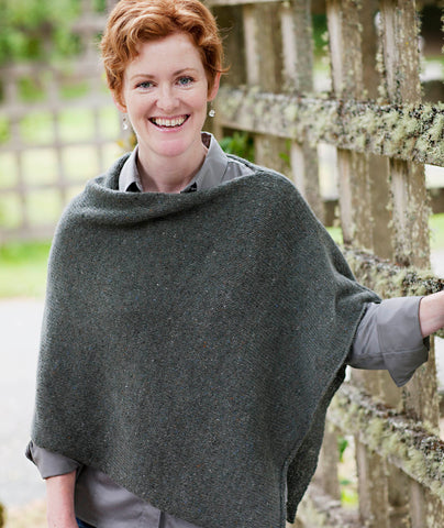 Easy Folded Poncho Using Rowan Felted Tweed – Churchmouse Yarns & Teas