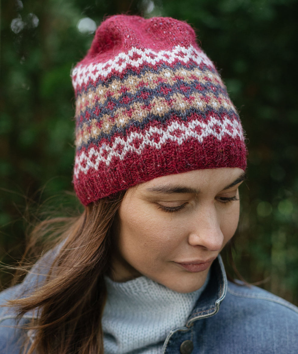 Colorwork Cap Using Rowan Felted Tweed – Churchmouse Yarns & Teas