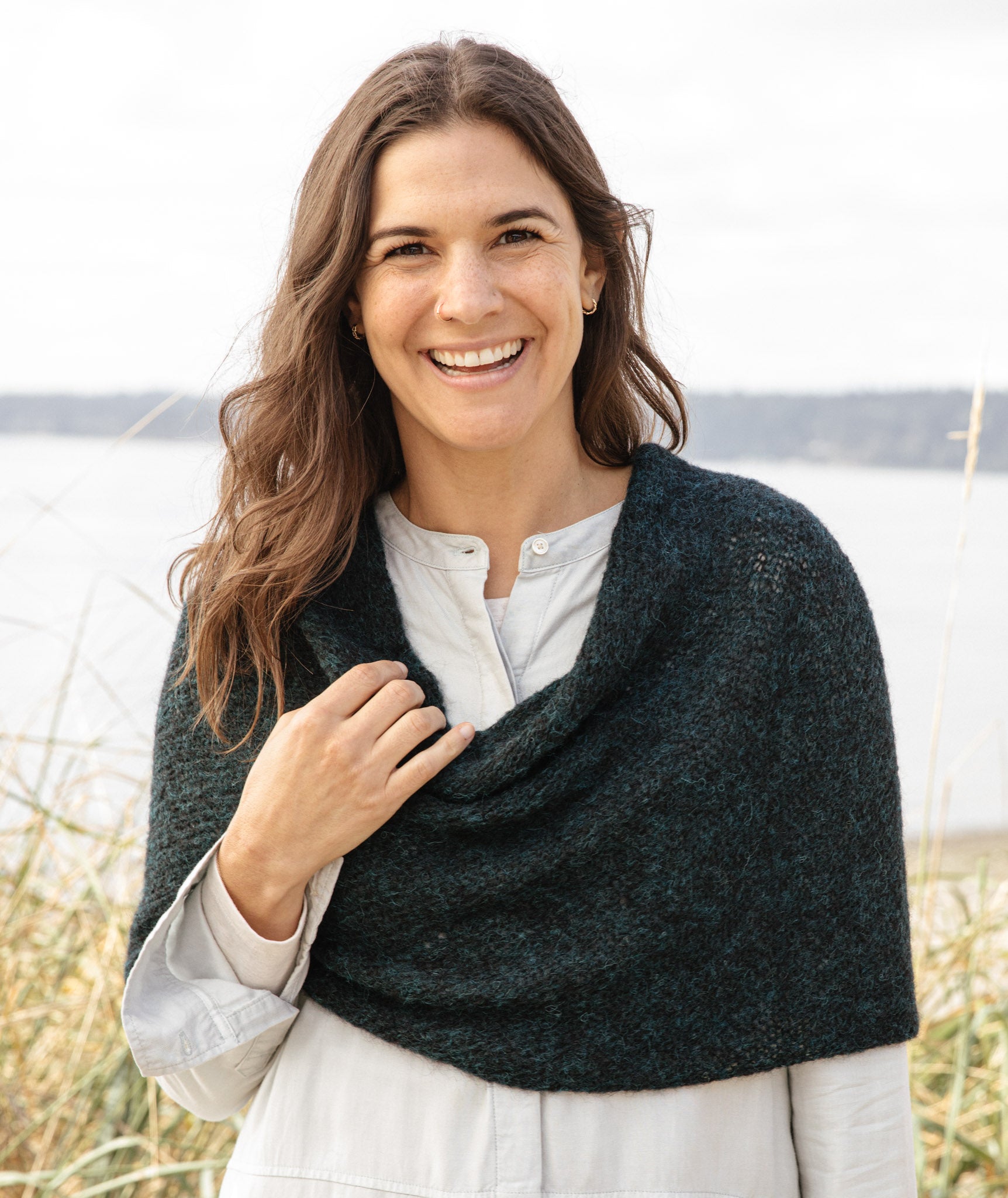 Mohair Bias Loop Using The Fibre Co. Cirro – Churchmouse Yarns & Teas