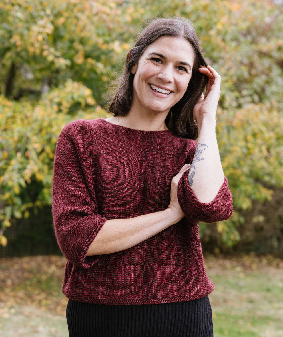 Sideways Tee: Sleeves Version Using Madelinetosh Tosh Merino Light ...