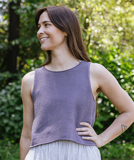 Sleeveless Slipover Using Isager Palet – Churchmouse Yarns & Teas