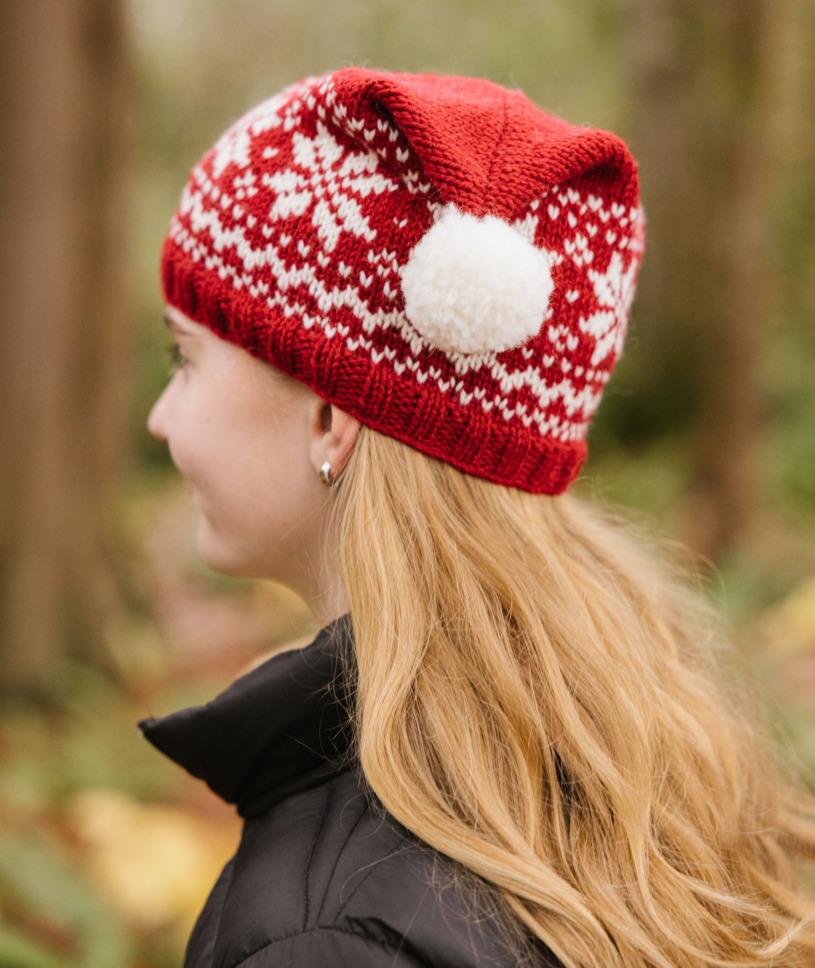 Snowflake Hat & Muffler Using Brooklyn Tweed Arbor – Churchmouse Yarns ...