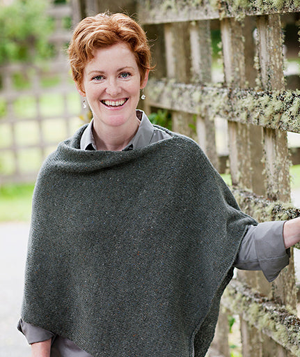Easy Folded Poncho Using Rowan Felted Tweed – Churchmouse Yarns & Teas