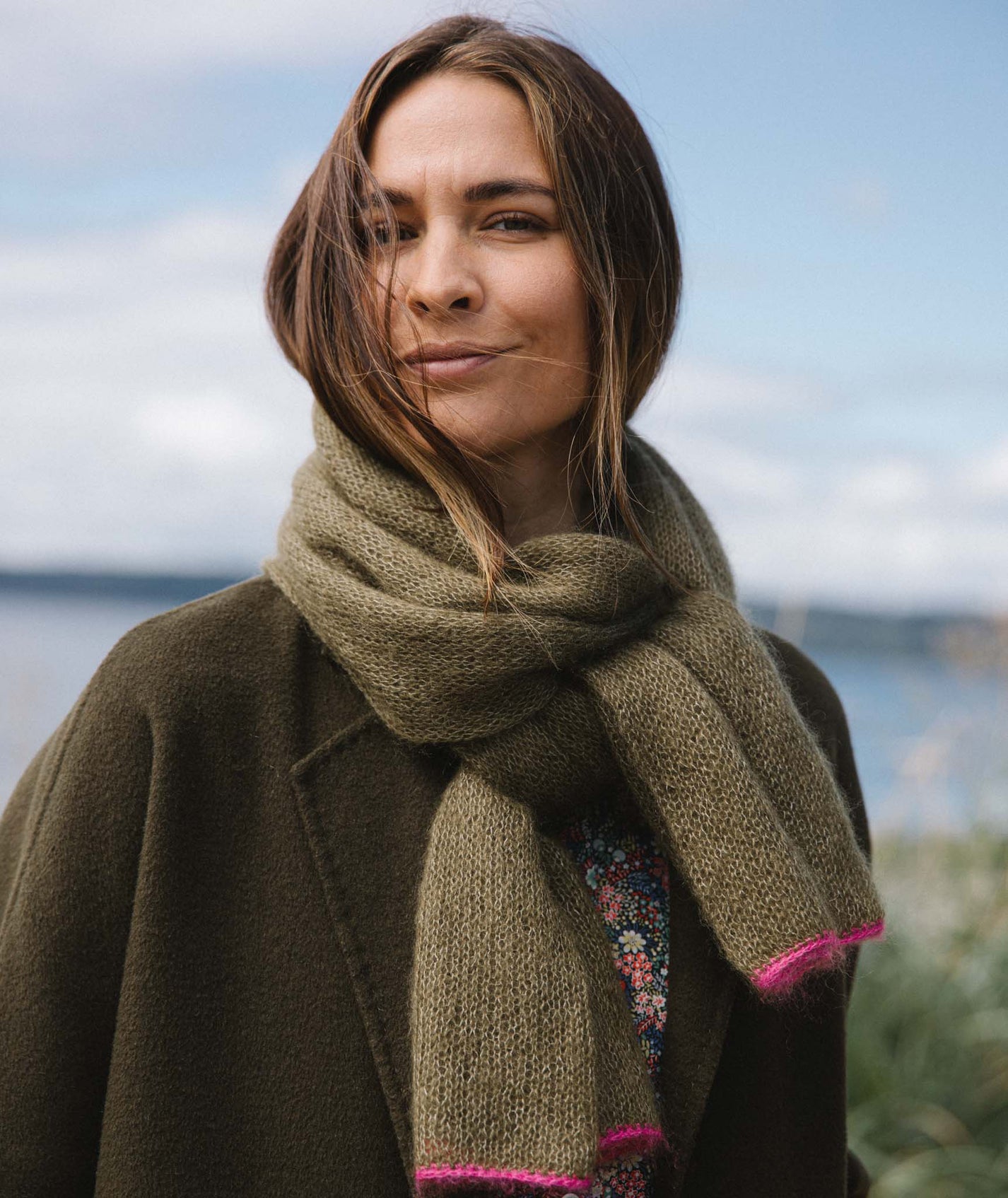 Alexandra's Airplane Scarf: Color-Tipped Version Using Isager Silk Moh – Churchmouse Yarns & Teas