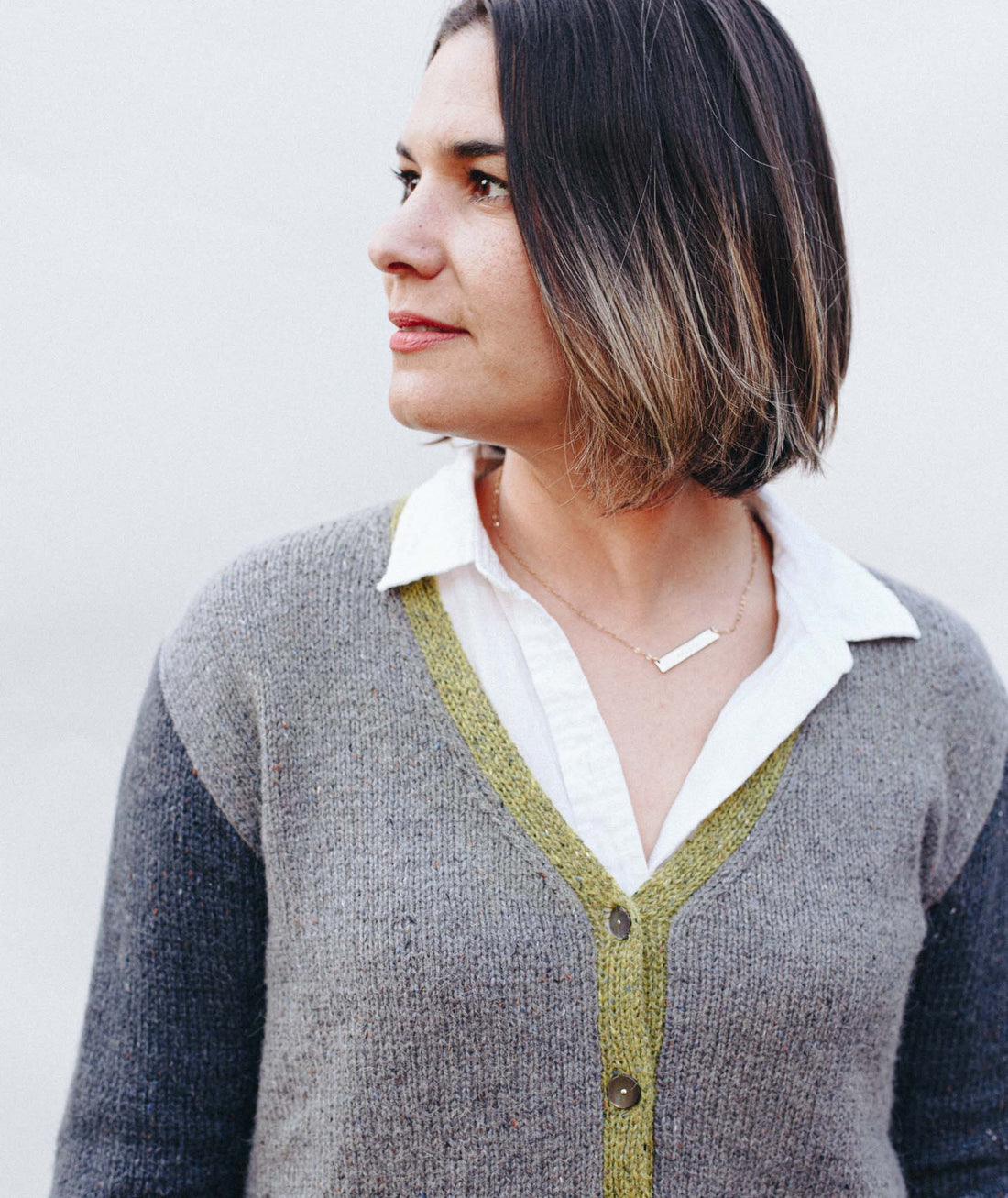 Go-To Cardigan: Colorblocked Using Rowan Felted Tweed – Churchmouse ...