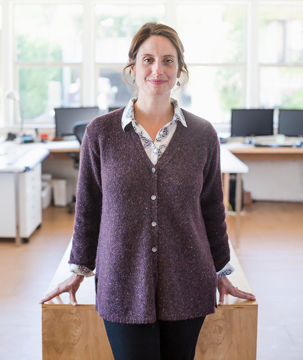 Go-To Cardigan Knitting Pattern with Rowan Felted Tweed – Churchmouse ...