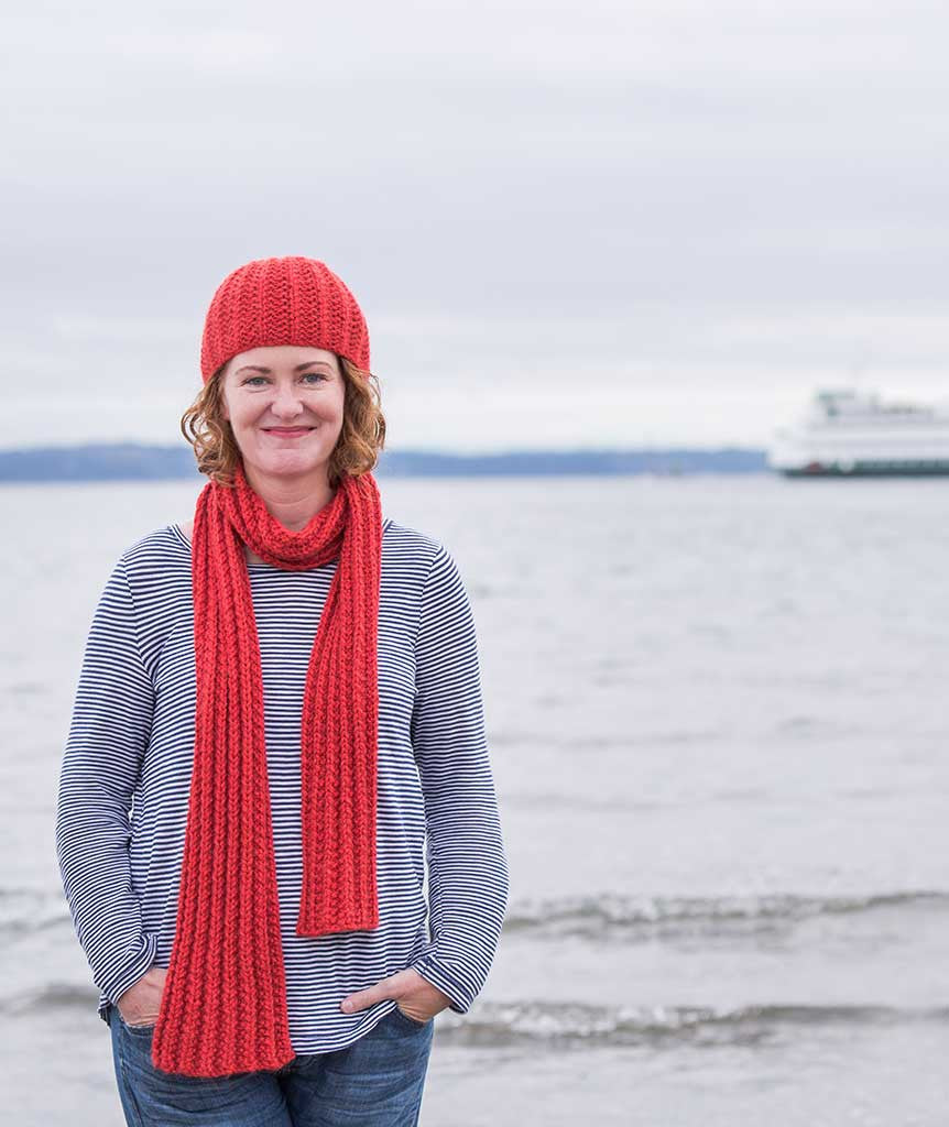 Mistake Rib Beanie & Scarf Pattern – Churchmouse Yarns & Teas