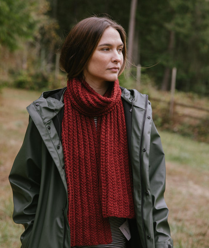Mistake Rib Beanie & Scarf Using Berroco Ultra Alpaca Chunky ...