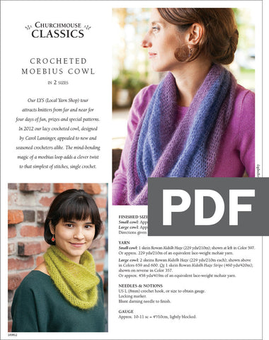Crocheted Moebius Cowl Pattern – Churchmouse Yarns & Teas