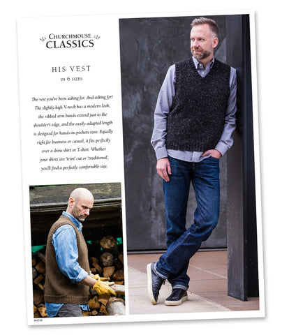 His Vest Using The Fibre Co. Lore – Churchmouse Yarns & Teas