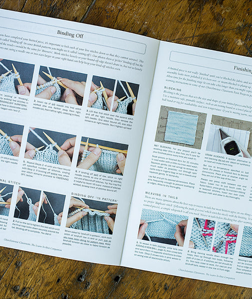 Classroom: The Learn-to-Knit Companion – Churchmouse Yarns & Teas