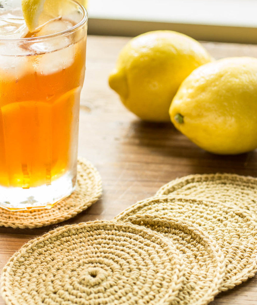 Crocheted Coasters and Trivets Using Hemp for Knitting allhemp6 ...