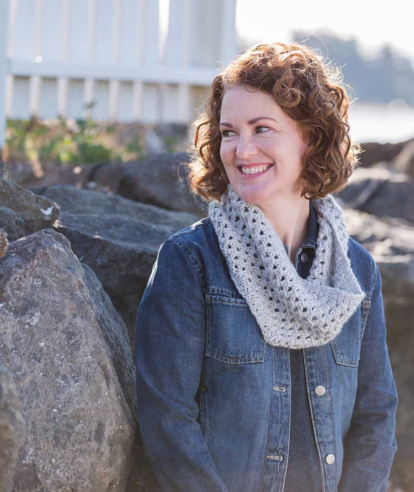 Over & Over Cowl and Infinity Loop Using Rowan Cocoon – Churchmouse ...